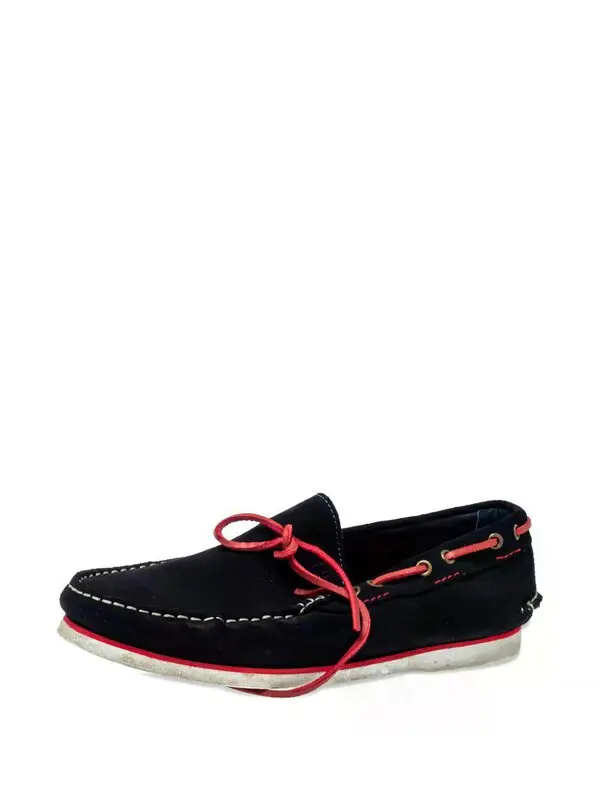 Carolina Herrera Suede Tie-detail Loafers
