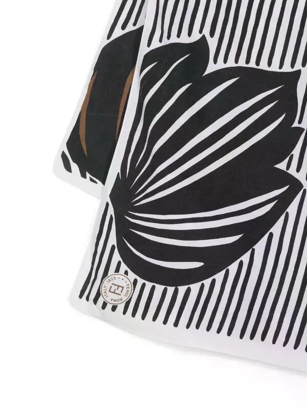 Fendi 2000 Striped Cotton Pareo