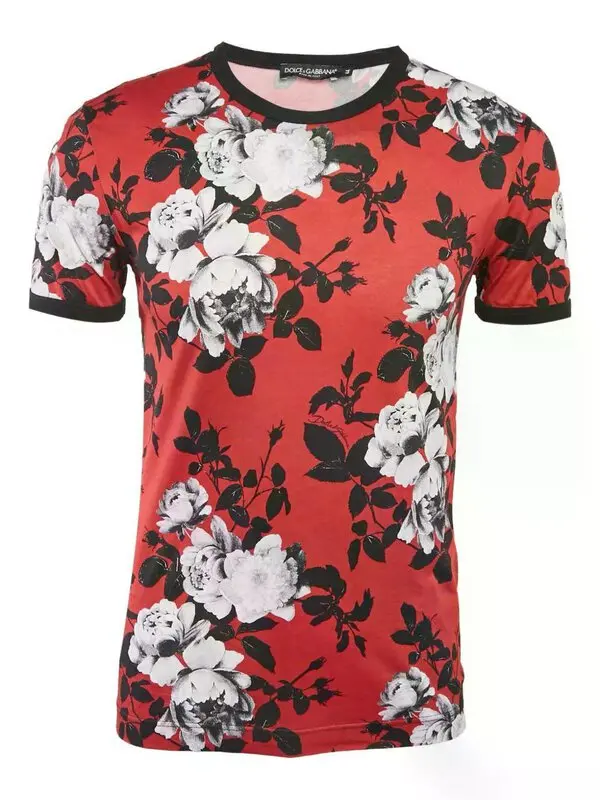 Dolce & Gabbana Floral-print T-shirt