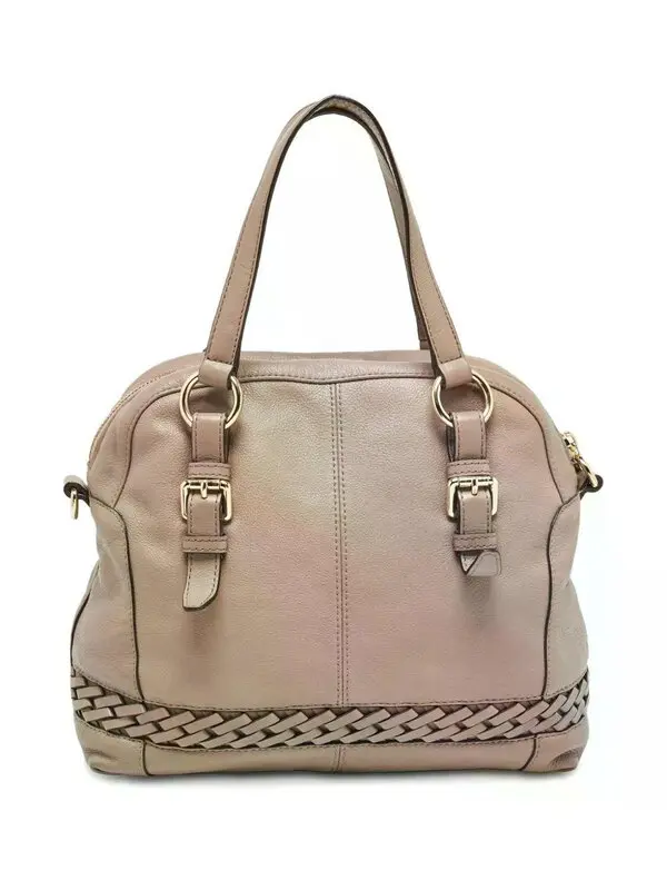 Michael Kors Braided-detail Leather Shoulder Bag