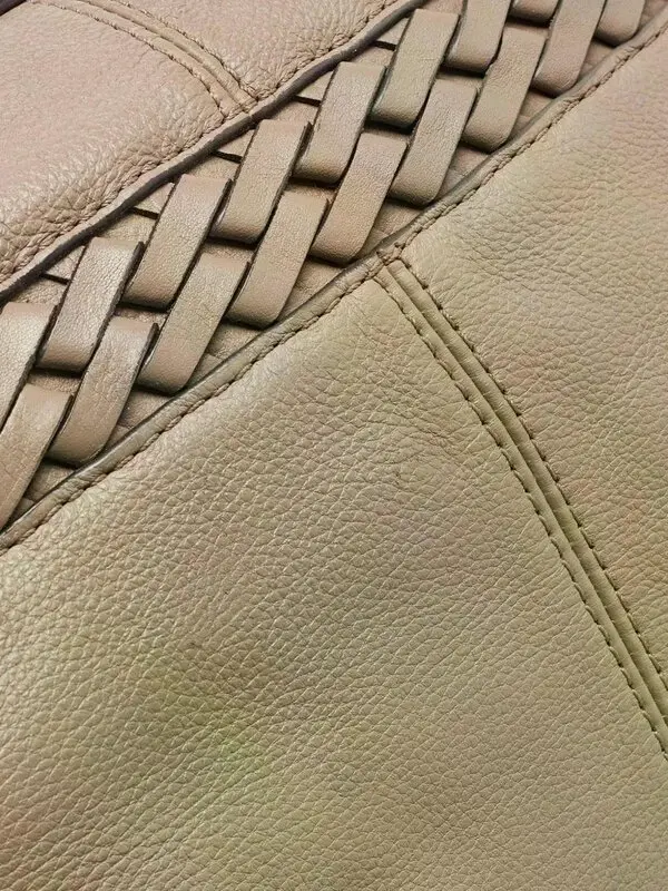 Michael Kors Braided-detail Leather Shoulder Bag