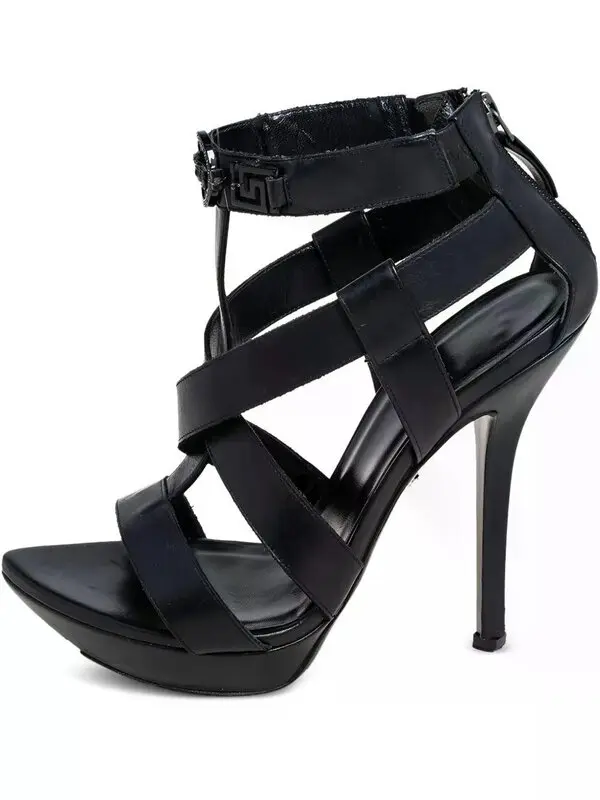 Versace 130mm Platform Strappy Sandals