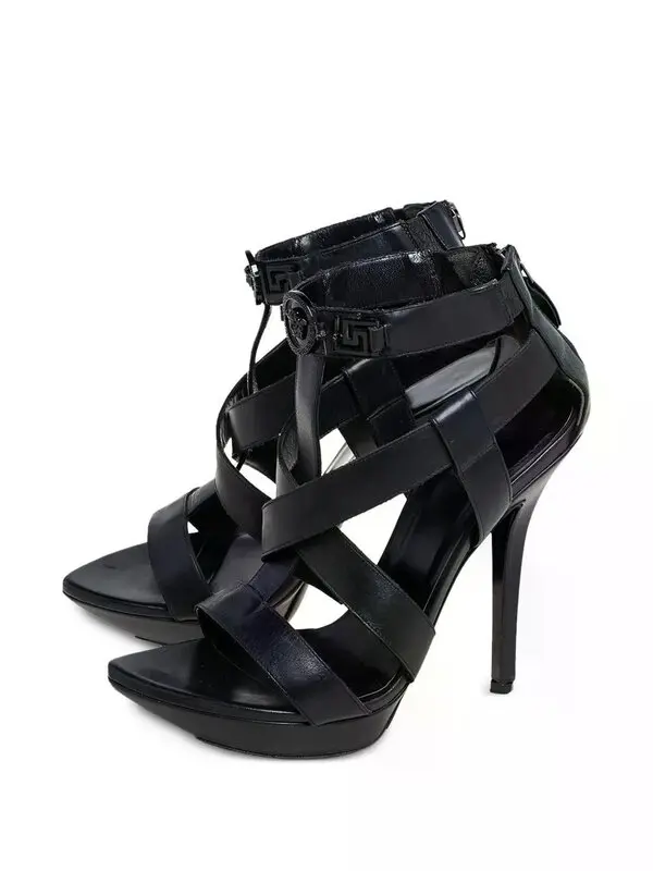 Versace 130mm Platform Strappy Sandals
