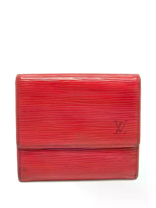 LOUIS VUITTON Elise Leather Wallet - Red