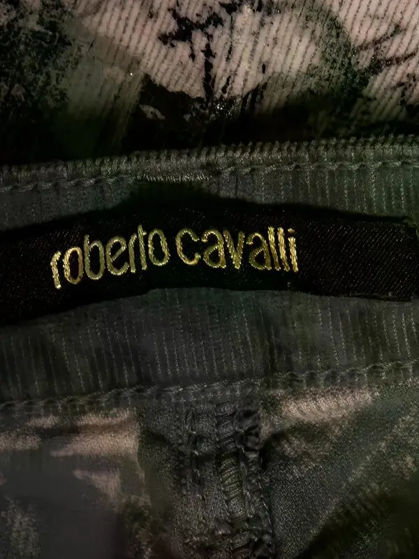 Roberto Cavalli Baroque-print Trousers