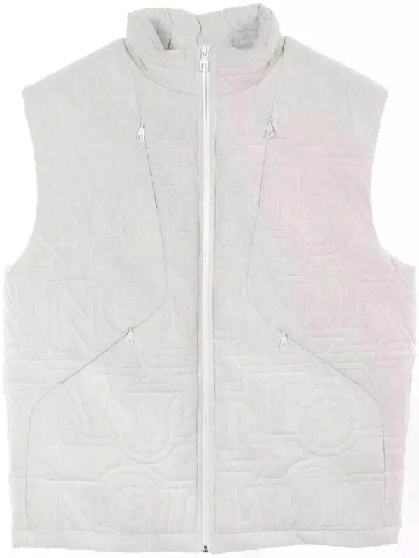 LOUIS VUITTON 2020s Quilted Gilet - White