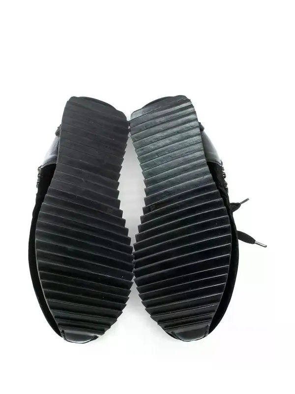 LE SILLA Velvet Crystal Sneakers