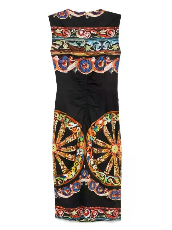 Dolce & Gabbana Printed Midi Dress