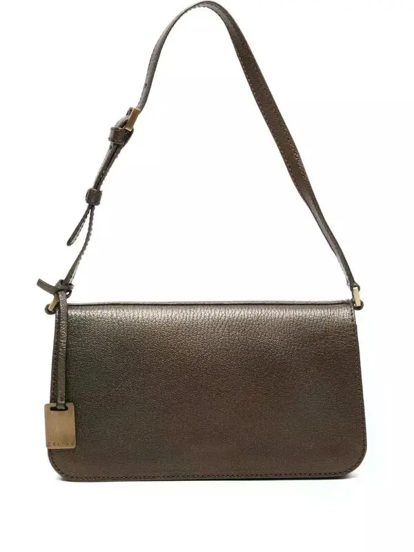Celine 1990-2000s Leather Shoulder Bag