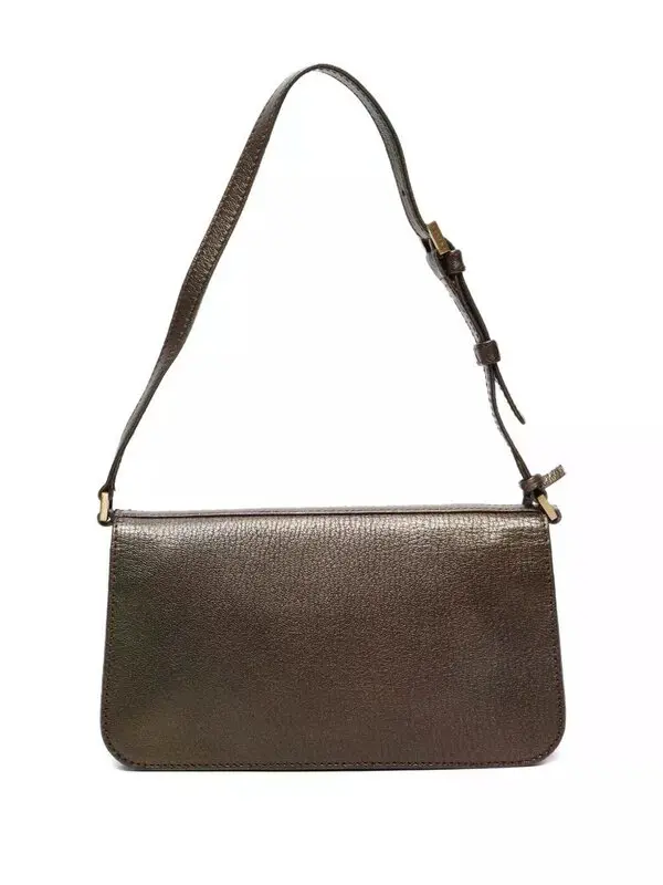Celine 1990-2000s Leather Shoulder Bag