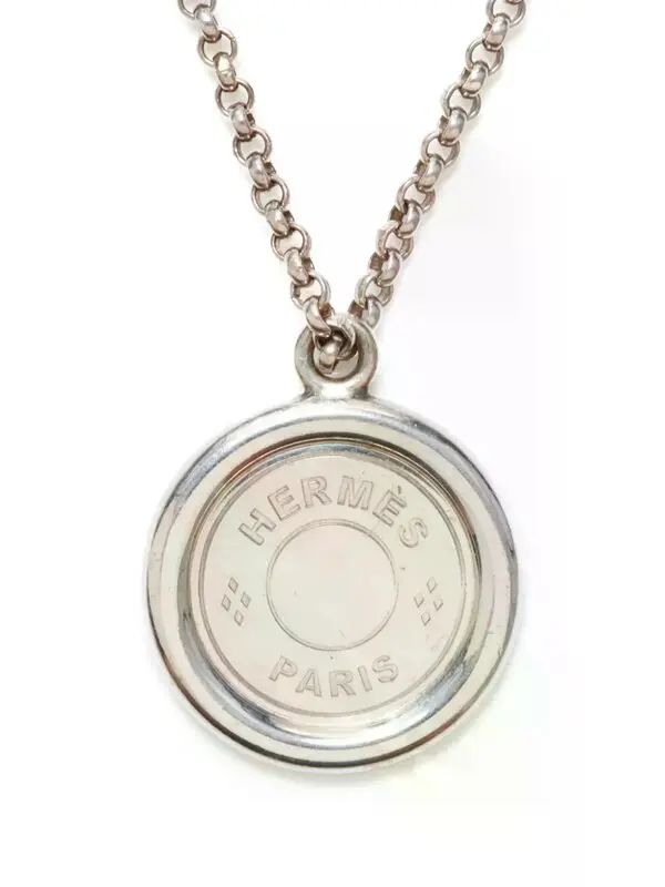 Hermès 1990s Sellier Coin Necklace
