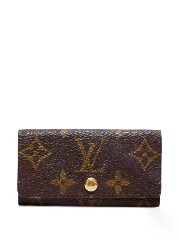 LOUIS VUITTON 1990s Monogram Multicles Key Case - Brown