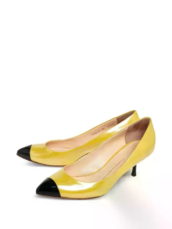 GIUSEPPE ZANOTTI Contrasting-toe Pumps