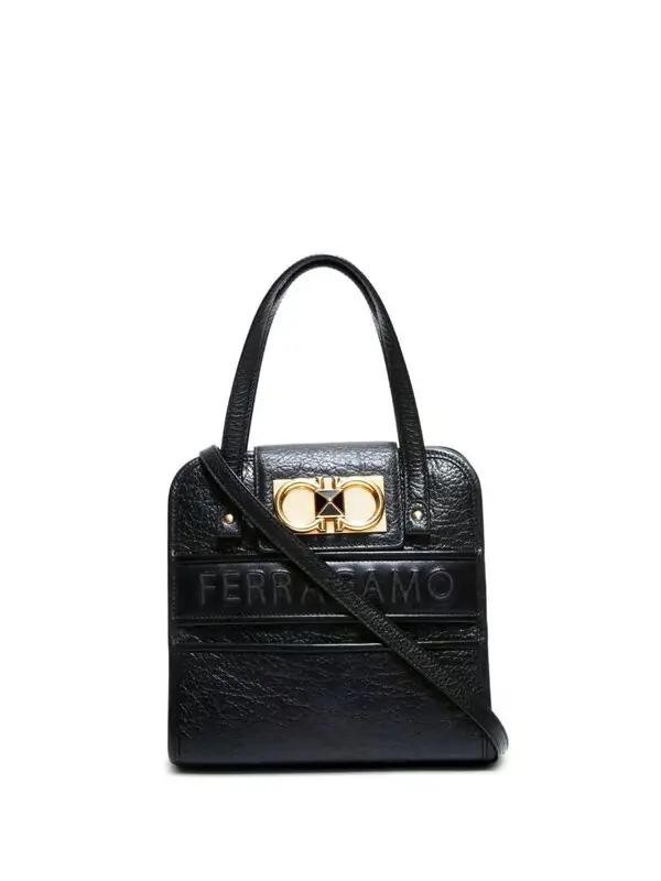 FERRAGAMO Mini Gancini-buckle Two-way Handbag