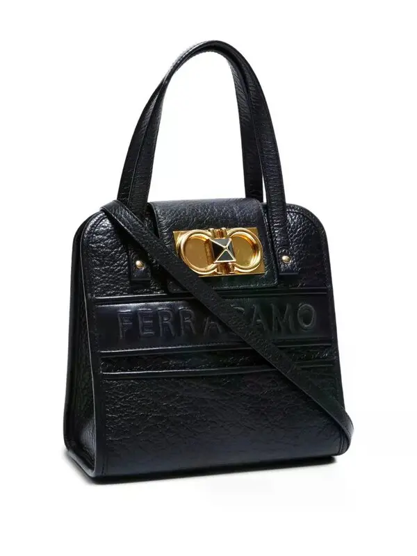 FERRAGAMO Mini Gancini-buckle Two-way Handbag