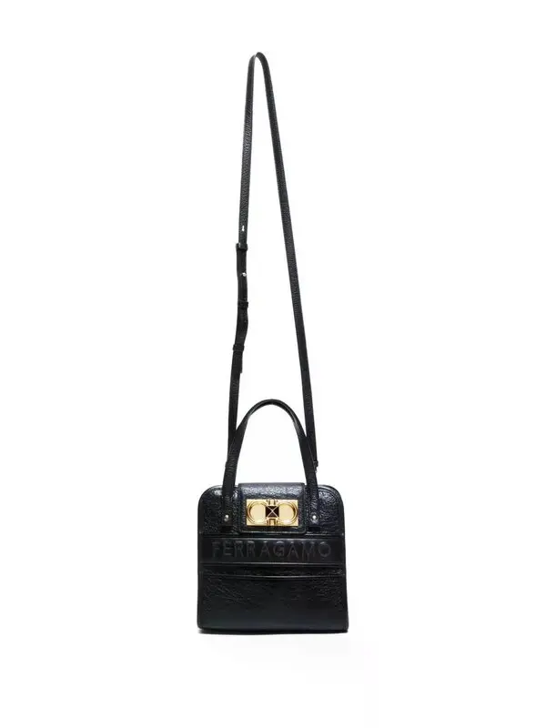 FERRAGAMO Mini Gancini-buckle Two-way Handbag