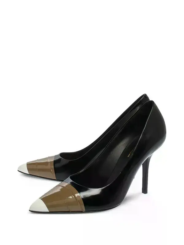 Burberry 90mm Annalise Patent Leather Pumps