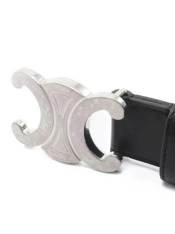 Celine 2020s Triomphe Leather Belt