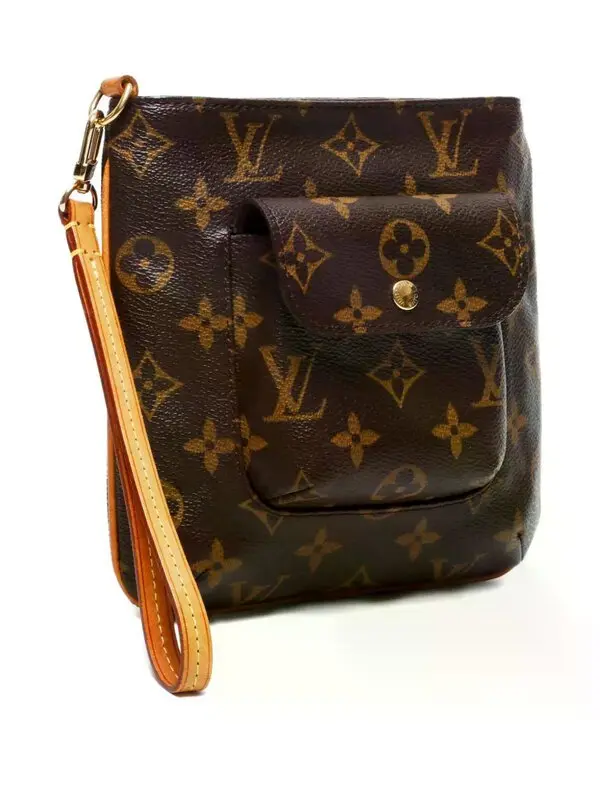 LOUIS VUITTON 2003 Partition Wristlet Pouch Bag