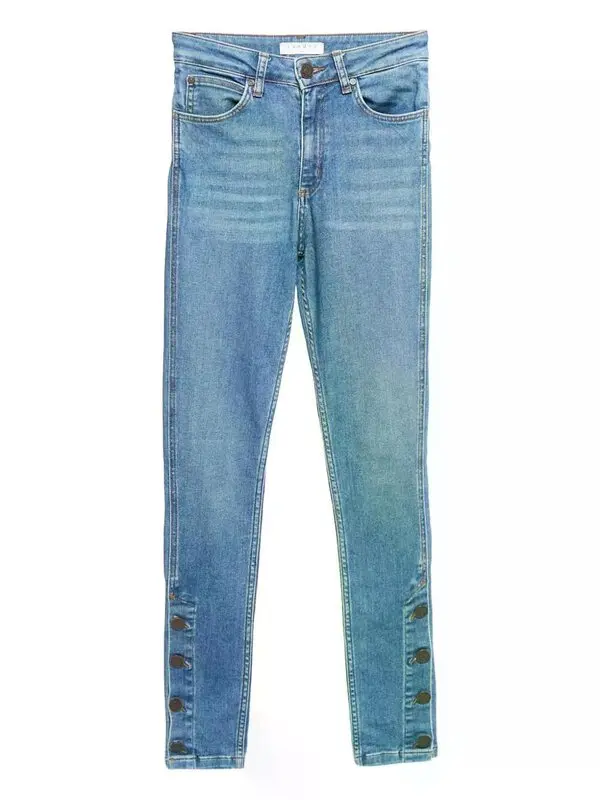 Sandro Button-fastening Straight Leg Jeans