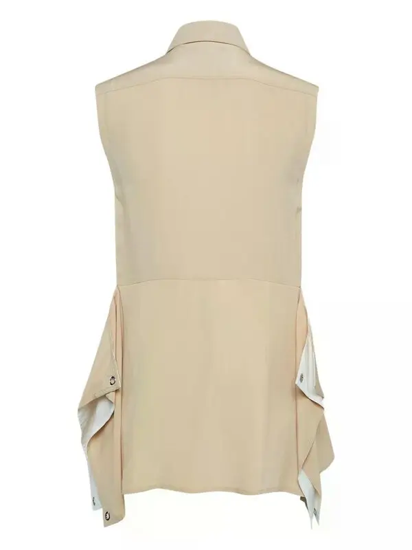 Burberry Silk Sleeveless Shirt