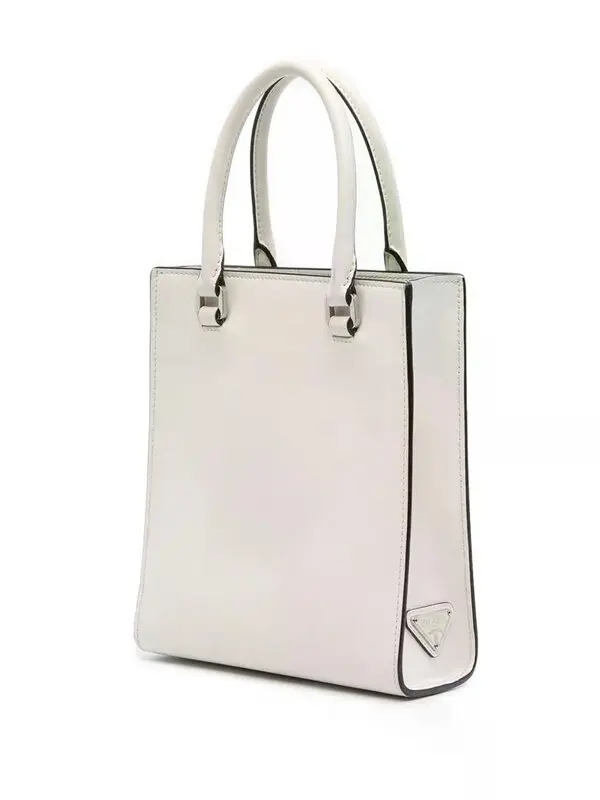 Prada 2013-2025 Mini Soft Calf Logo Drill Satchel