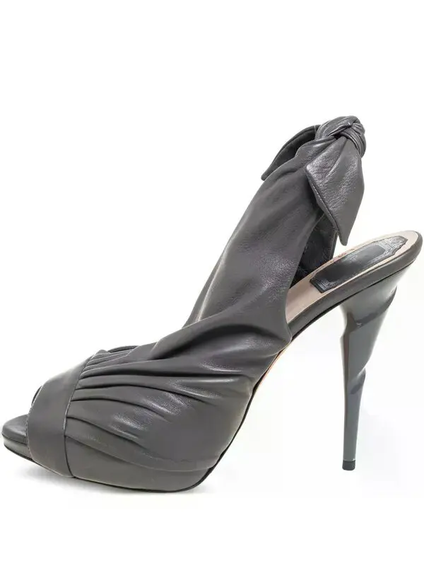 Dior 120mm Draped Detail Sandals