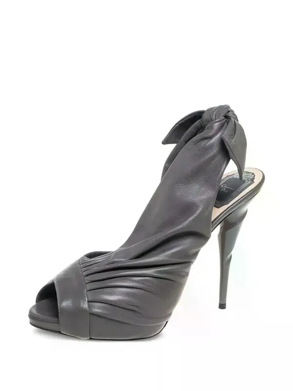 Dior 120mm Draped Detail Sandals