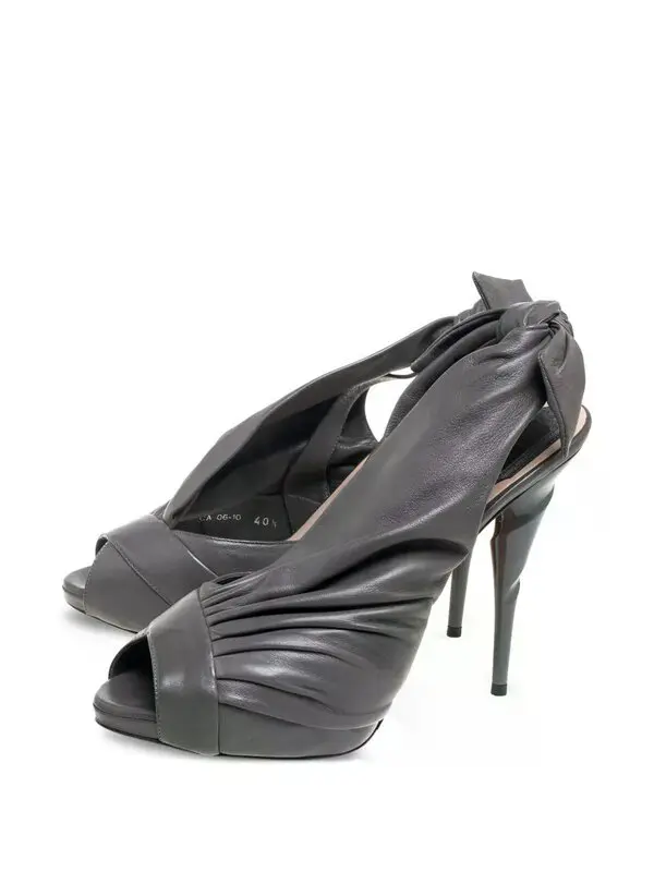 Dior 120mm Draped Detail Sandals