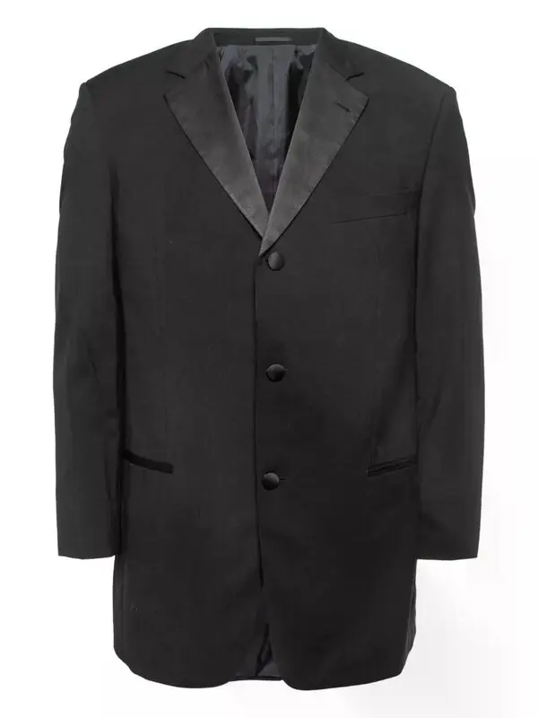 Hugo Boss Satin-lapel Wool Blazer