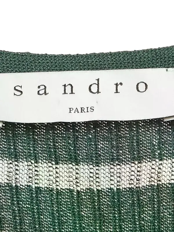 Sandro Striped Short-sleeve Top