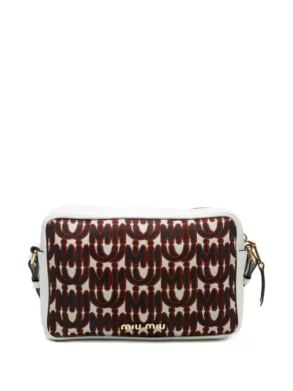 Miu Miu Monogram-pattern Shoulder Bag