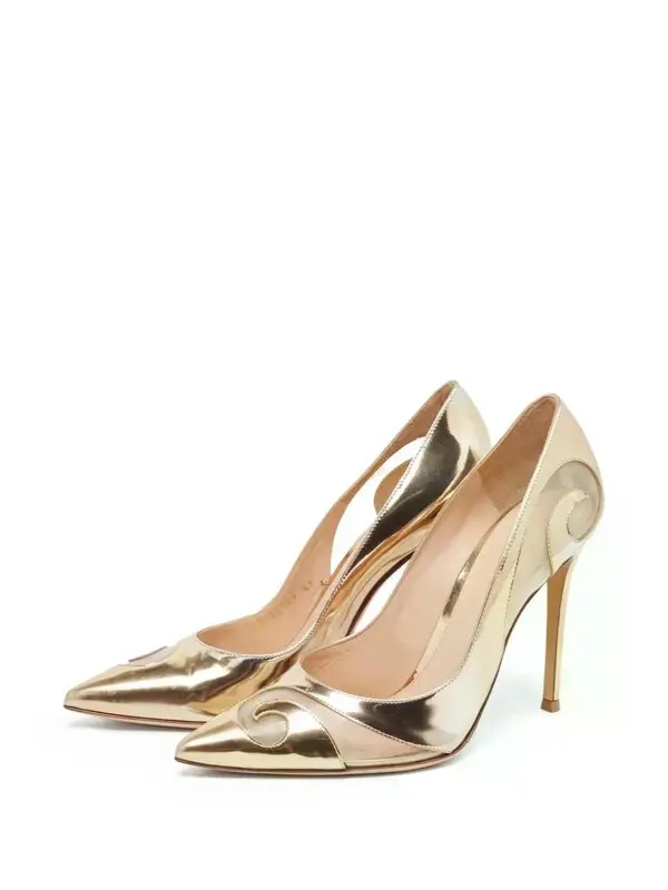 GIANVITO ROSSI 120mm Leather Pumps