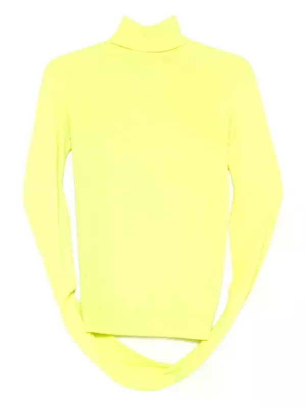 MAISON MARGIELA 1990s Turtleneck Sweater - Yellow