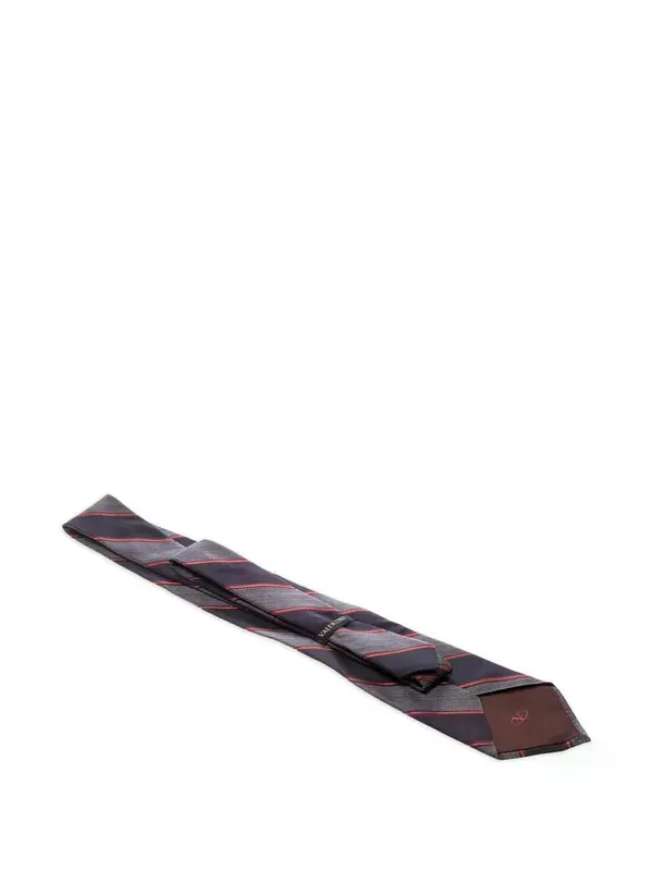 Valentino Garavani Diagonal-stripes Silk Tie