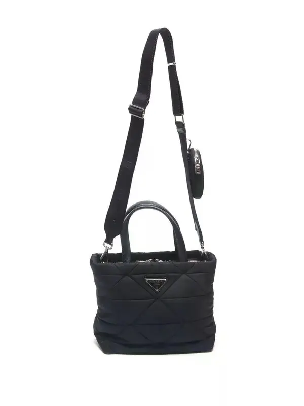 Prada Small Quilted Re-nylon Two-way Handbag