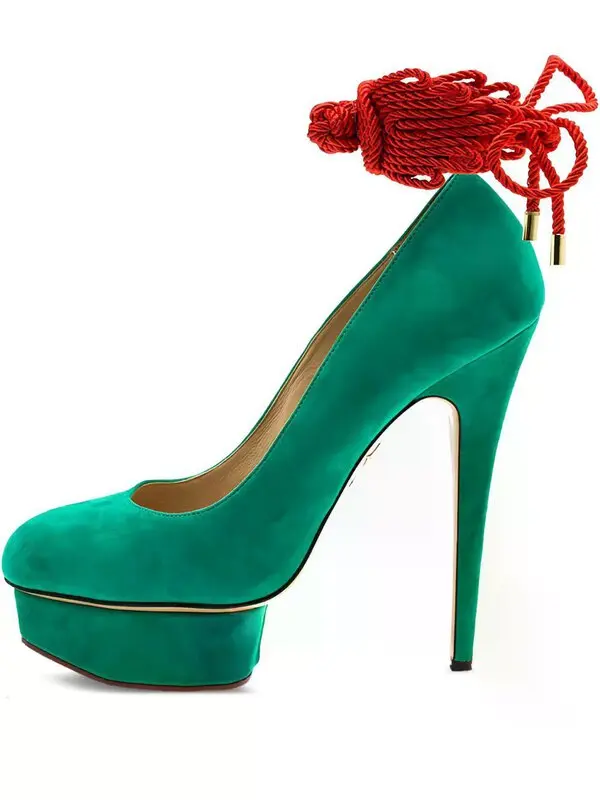 CHARLOTTE OLYMPIA 155mm Dolly Rope-detail Pumps