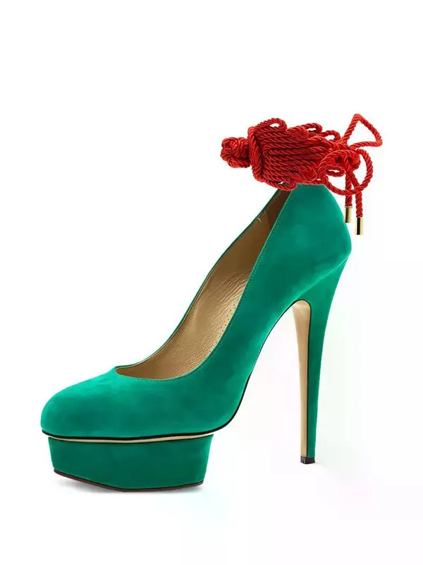 CHARLOTTE OLYMPIA 155mm Dolly Rope-detail Pumps
