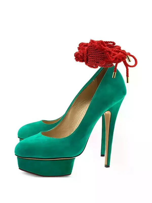 CHARLOTTE OLYMPIA 155mm Dolly Rope-detail Pumps
