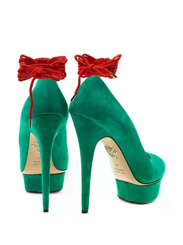 CHARLOTTE OLYMPIA 155mm Dolly Rope-detail Pumps