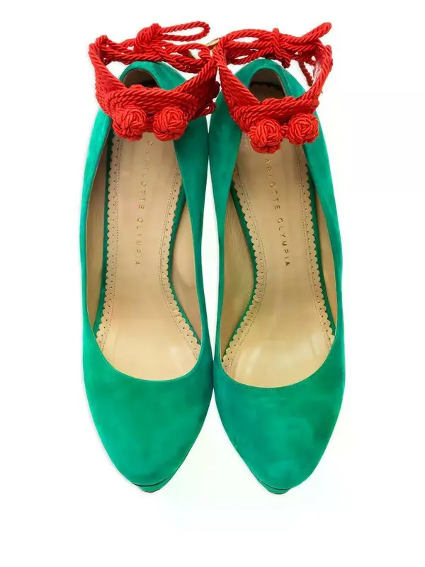 CHARLOTTE OLYMPIA 155mm Dolly Rope-detail Pumps