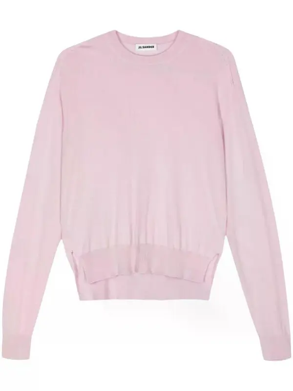 JIL SANDER Fine-knit Cashmere Jumper - Pink