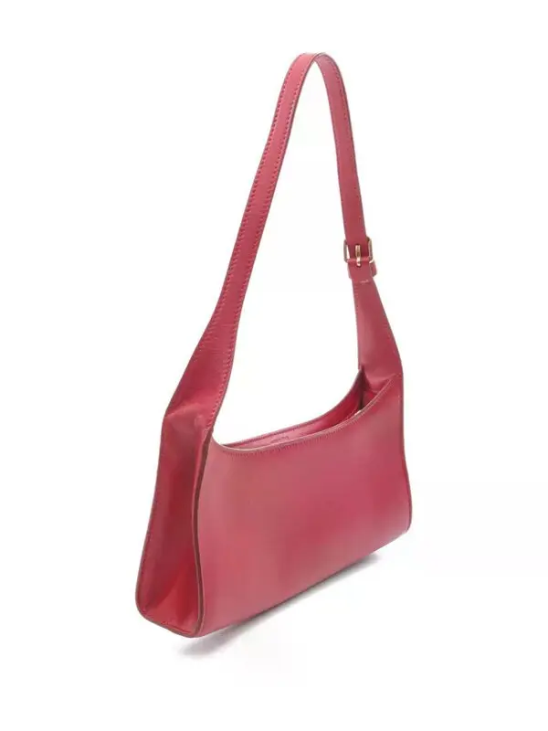 Celine 2010s Triomphe Leather Shoulder Bag