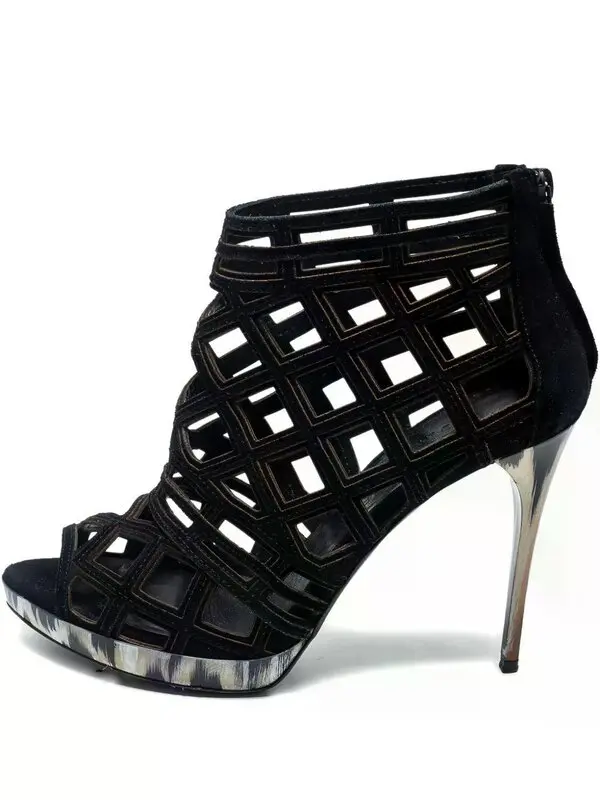 Burberry 110mm Cut-out Platform Stiletto Sandals