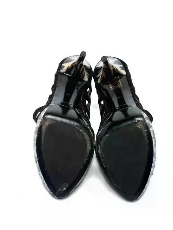 Burberry 110mm Cut-out Platform Stiletto Sandals