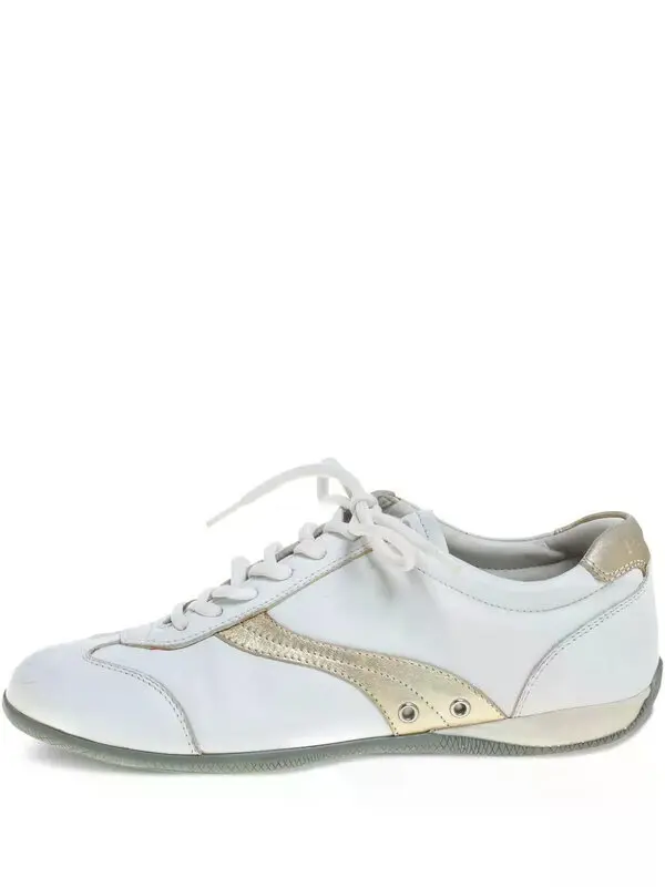 Prada Leather-trim Sneakers