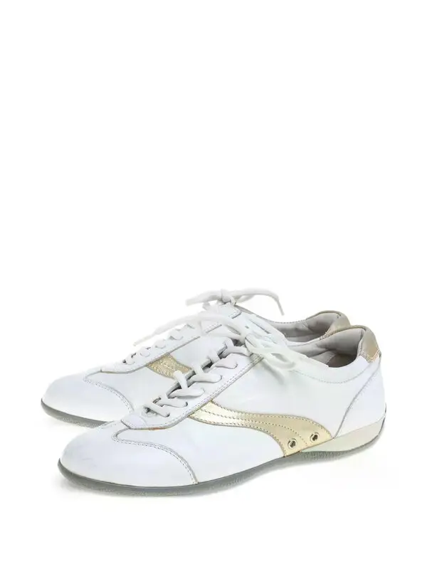 Prada Leather-trim Sneakers