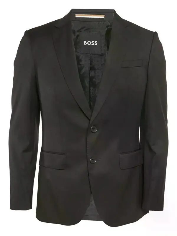 BOSS Single-breasted Gabardine Blazer