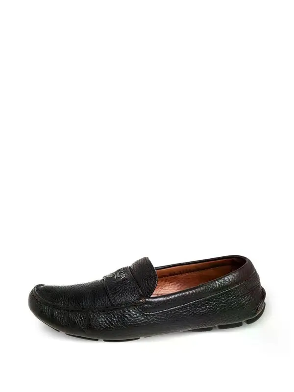 Prada Logo-lettering Loafers