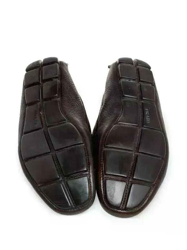 Prada Logo-lettering Loafers